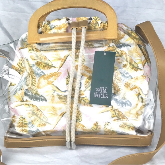 wild fable | Bags | Wild Fable Jelly Medium Clear Tote Handbag | Poshmark